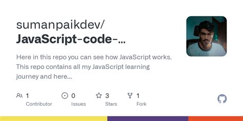 GitHub Sumanpaikdev JavaScript Code Structure Here In This Repo You