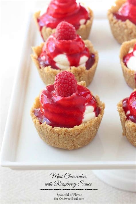 Mini No Bake Raspberry Cheesecakes Mini Cheesecakes Desserts Baking
