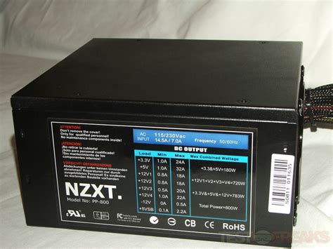 Nzxt Pp 800 800watt Power Supply Technogog