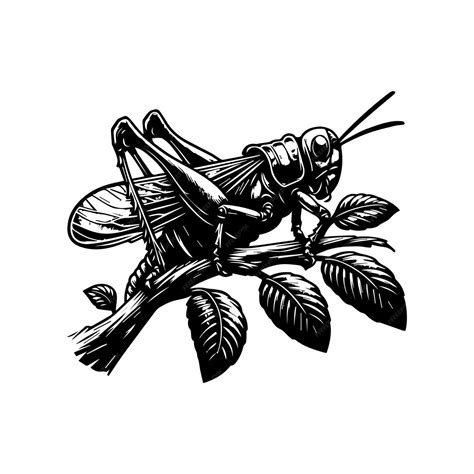 Premium Vector Grasshopper Logo Design Grasshopper Vector