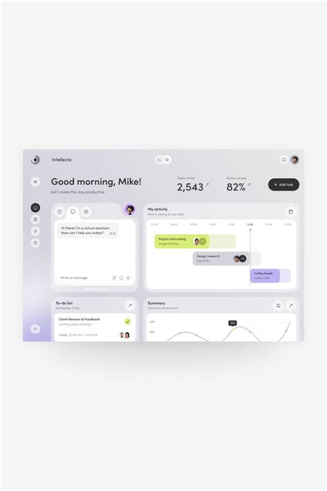 Intellecta Halo Lab Dashboard Design Web Ui Design Interface Design