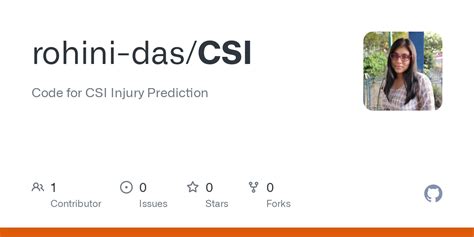 Github Rohini Dascsi Code For Csi Injury Prediction Github Rohini Dascsi Code For Csi Injury Prediction