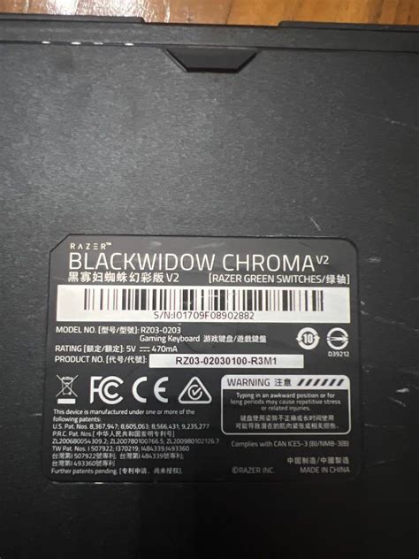Razor Blackwidow Chroma V2 Keyboard Computers And Tech Parts And Accessories Computer Keyboard On