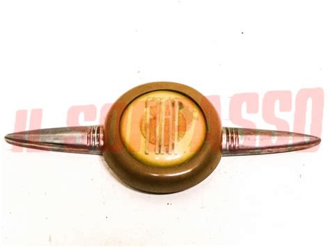 PULSANTE CLACSON SERVOCLACSON VOLANTE STERZO FIAT 1400 BERLINA CABRIO