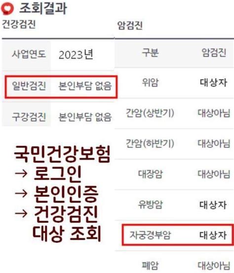 자궁경부암 무료접종 대상자 조회 해피크린