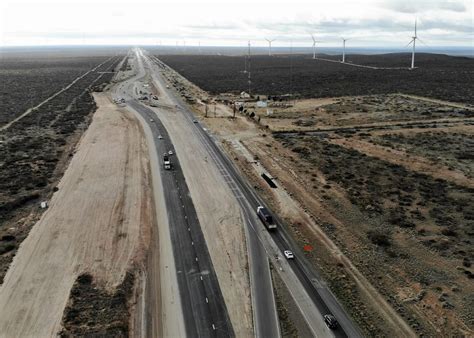 Chubut habilitaron la obra en la autovía de la RN3 entre Puerto Madryn y