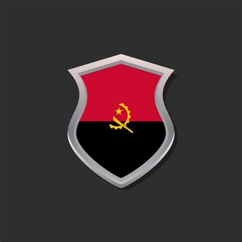 ilustración de la plantilla de la bandera de angola 13120403 Vector en