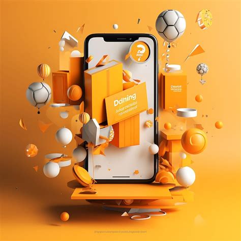 Premium Ai Image Mobile App Layout Design Of Tech Gadget Delivery With Futuristic And High