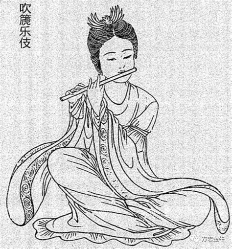 箫简笔画 儿童创意陶笛画 长笛简笔画 大山谷图库