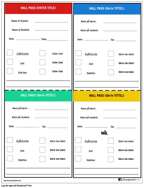 Hall Pass Mal Storyboard Od No Examples