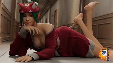 Rule 34 3d Biting Lip Blender Blizzard Entertainment Breasts Feet