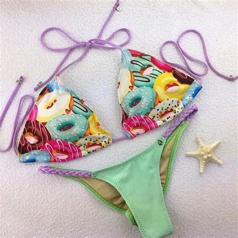2pcs Sexy Bikinis Women Bandage Brazilian Swimsuit Monokini Beach