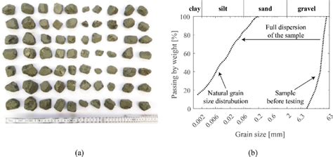 A Example Of The Sample Material Prior To The Experiment B Grain