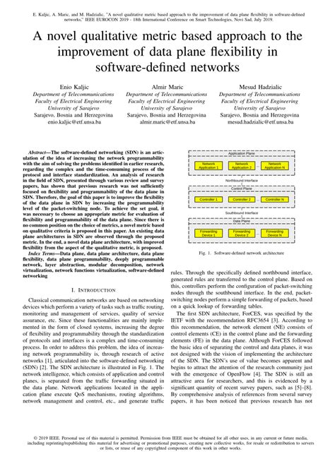 pdf a novel qualitative metric based approach to the improvement of