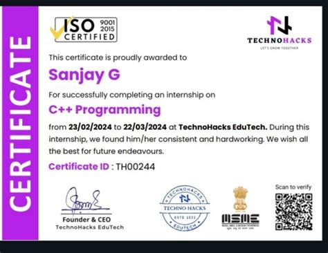 Sanjay G On Linkedin Technohacksedutech Sandipgavit
