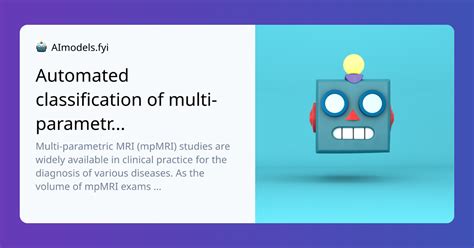 Automated Classification Of Multi Parametric Body Mri Series Ai