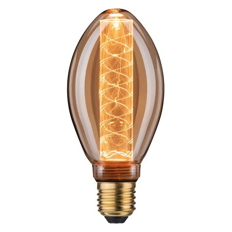 Led Bulb E27 B75 4w Inner Glow Spiral Pattern Uk