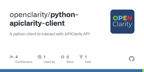 GitHub Openclarity Python Apiclarity Client A Python Client To
