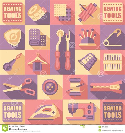 Sewing And Tailoring Accessories With Mannequin And French Curve Vector