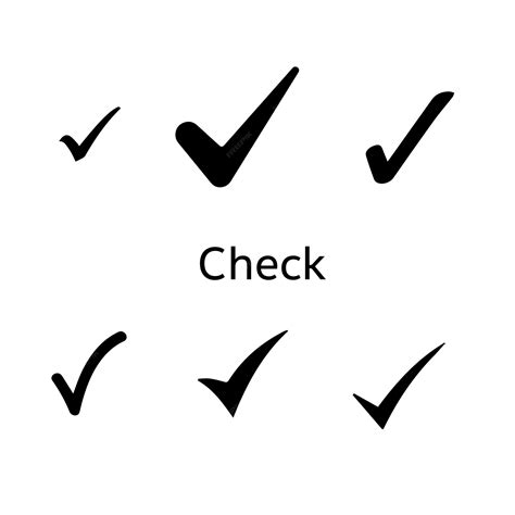 Premium Vector A White Background With A Check Symbol On It