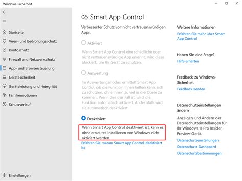 Smart App Control Windows gegen Ransomware schützen WindowsPro