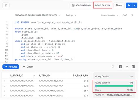 Query Acceleration Service In Snowflake Thinketl