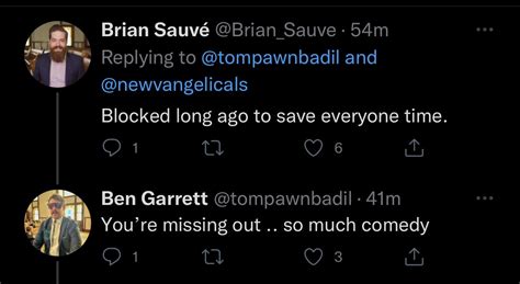 The New Evangelicals On Twitter Tompawnbadil Briansauve Macho