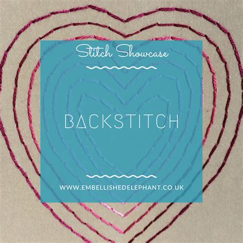 Stitch Showcase Backstitch — Embellished Elephant
