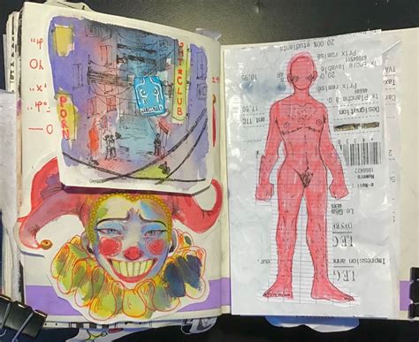 Sketchbook Spread Illustrations Animées Dessin Croquis