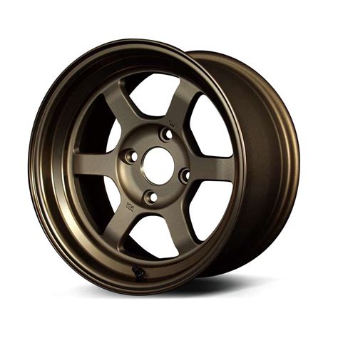 Rays Volk Racing Te37v 15x8j 0 F3 Face 4x100 Bronze Anodized Br First Gear Project