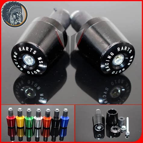 Neue Universal Motorrad Griff Bar End 7 8 22mm Lenker Enden Abdeckung