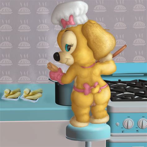 Rule 34 1girls Anthro Apron Apron Only Ass Ass Big Ass Big Butt
