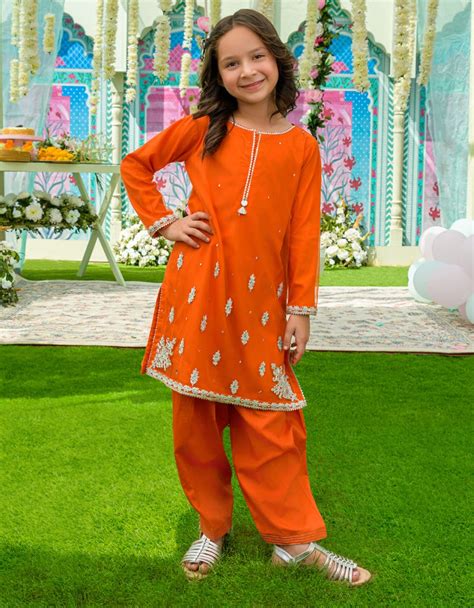 Orange Net Girls 2pc Jgkl S Jk2 23 5614