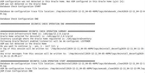 removing oracle database software 12 2 grid database ahmed