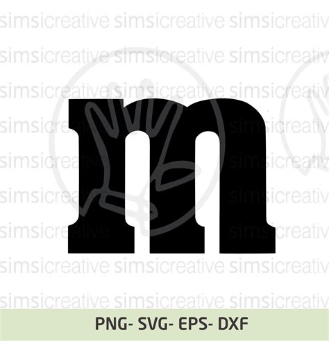 Lower Case Letter M Svg Png Eps Dxf Clip Art Cricut Etsy