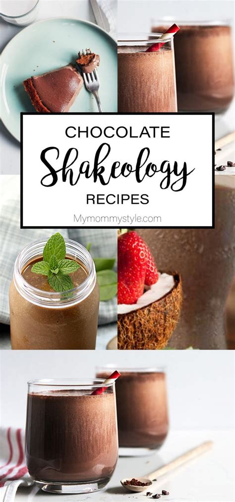 The Best Chocolate Shakeology Recipes My Mommy Style