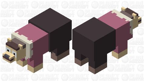 Waffle Pooh Bear [pbda Mob Pack] Minecraft Mob Skin