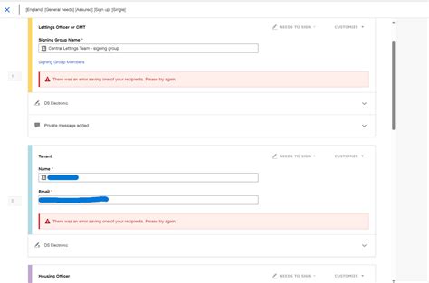 Recipient Errors Community