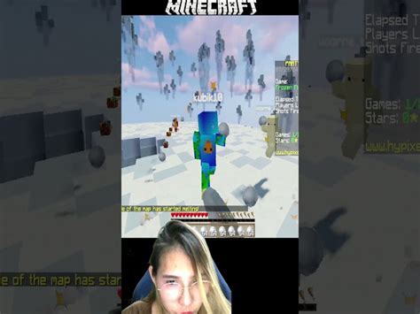 Hypixel ปาหิมะเล่น Shorts Progress89 Minecraft Hypixel