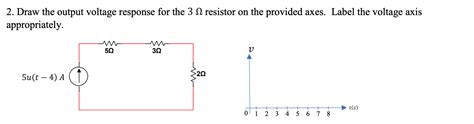 solved draw the output voltage response for the 3 Ω resistor