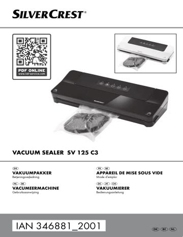 Silvercrest SV 125 C3 Mode D Emploi Manualzz