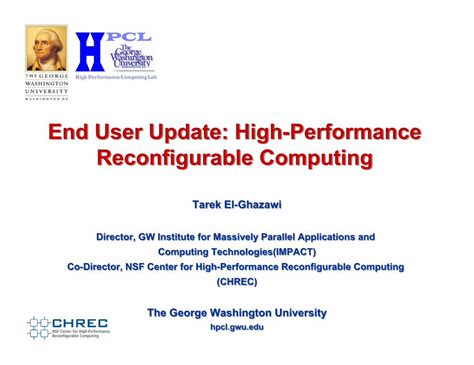 Pdf End User Update High Performance Reconfigurable Computing · 421