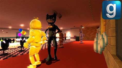 Gmod BATIM Bendy Invades FNAF YouTube