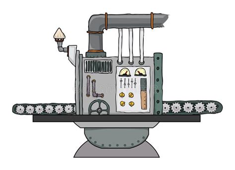 Machine Stock Illustration Illustration Of Factory Growth 42313611
