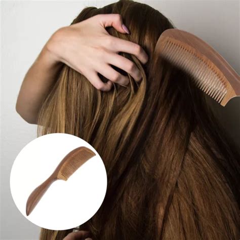 HOLZ KAMM AUS Grünem Sandelholz Damen Massagekamm Haarkamm Für Frauen EUR PicClick DE