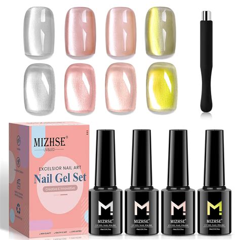 Mizhse Magnetic Cat Eye Gel Polish For Nail 10ml Shimmer