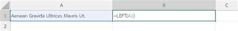 การใช้งานฟังก์ชัน Left ใน Excel ดีครับดอทคอม
