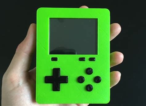 3d printed raspberry pi zero handheld retro game console geeky gadgets