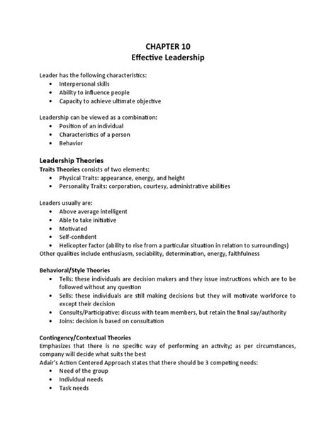 Chapter 10 Sbl Pdf Leadership Entrepreneurship