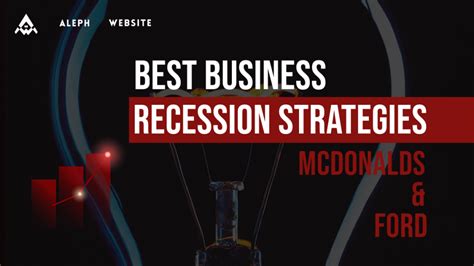 Best Business Recession Strategies Mcdonalds Ford Examples • Aleph